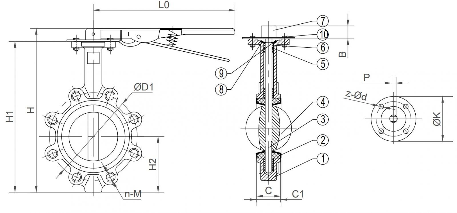 Dimensions Of Class 300 Butterfly Valves Wafer And Lugged, 53% OFF